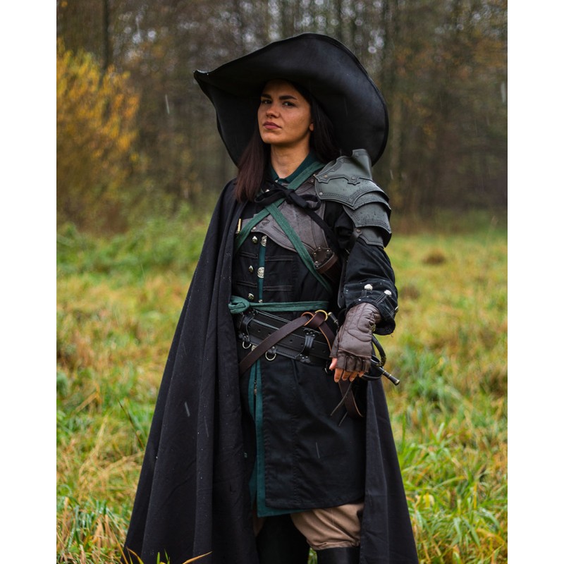 REDINGOTE DE PIRATE NOIRE ENIGO